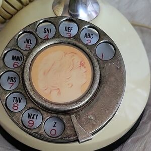Accents | Vintage Cream Rotary Telephone | Poshmark
